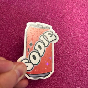 Sodie Red Can Sticker, 1000 Lb Sisters, Diet Soda, Holo, Laptop Water ...