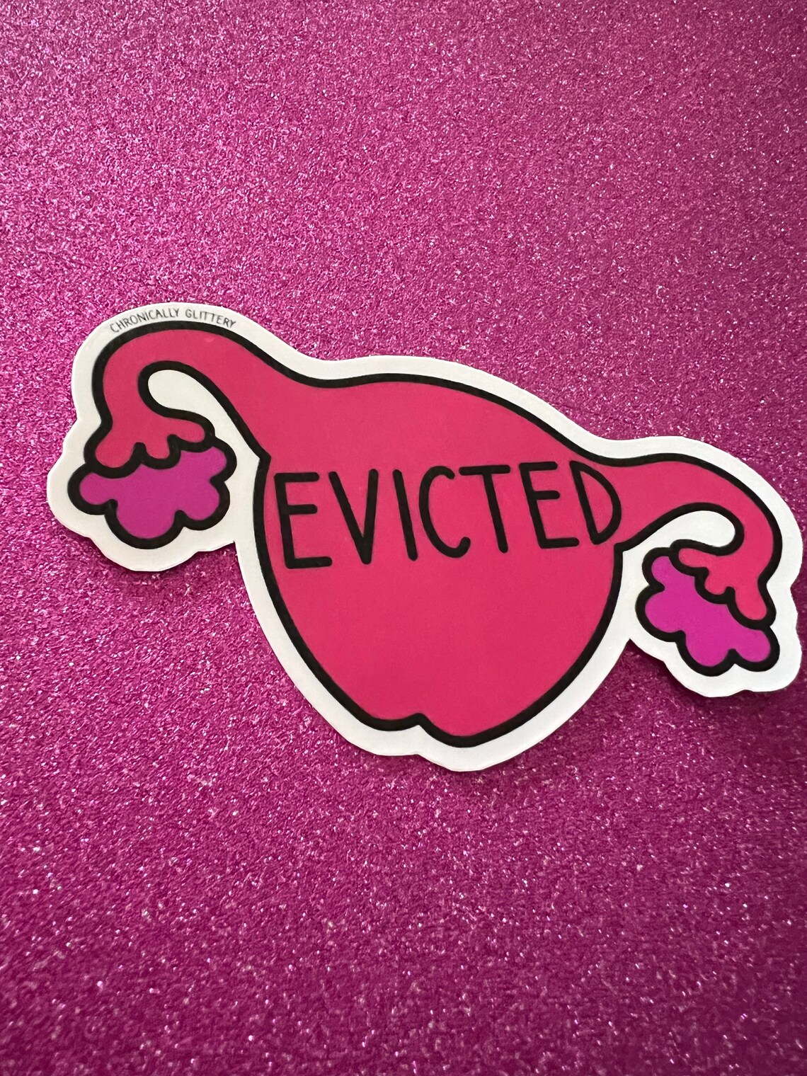 Evicted Uterus Sticker, Hysterectomy, Funny Gift, Uterus Eviction - Etsy