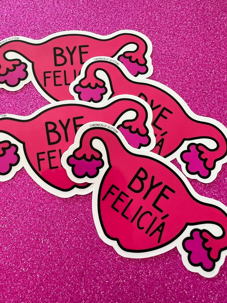 Bye Felicia Uterus Sticker Hysterectomy Funny Gift Friday - Etsy