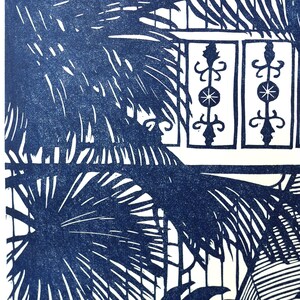 The Palm House - Original Limited Edition Lino Print, Linocut Print ...