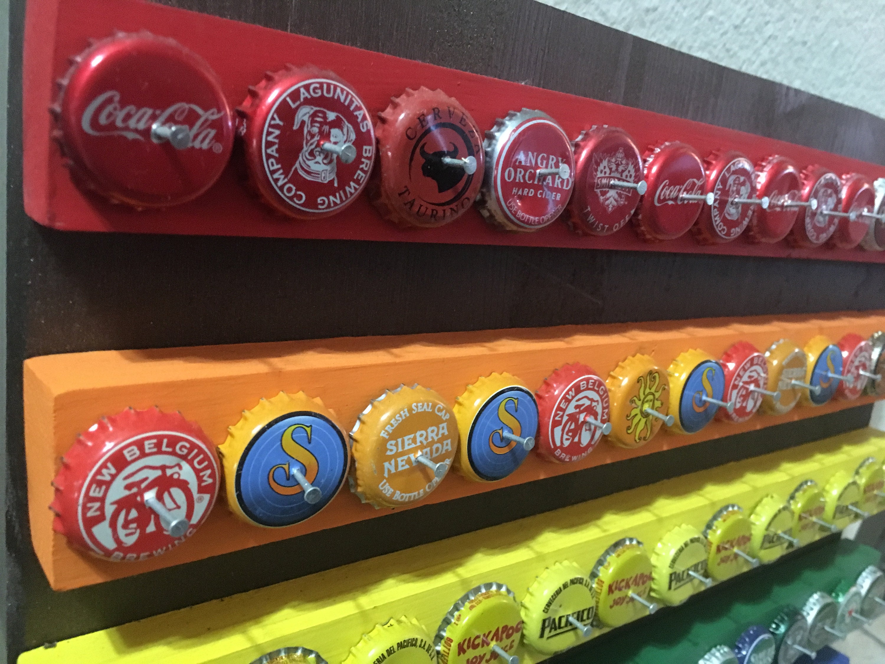 Bottle Cap Rainbow Flag - Etsy