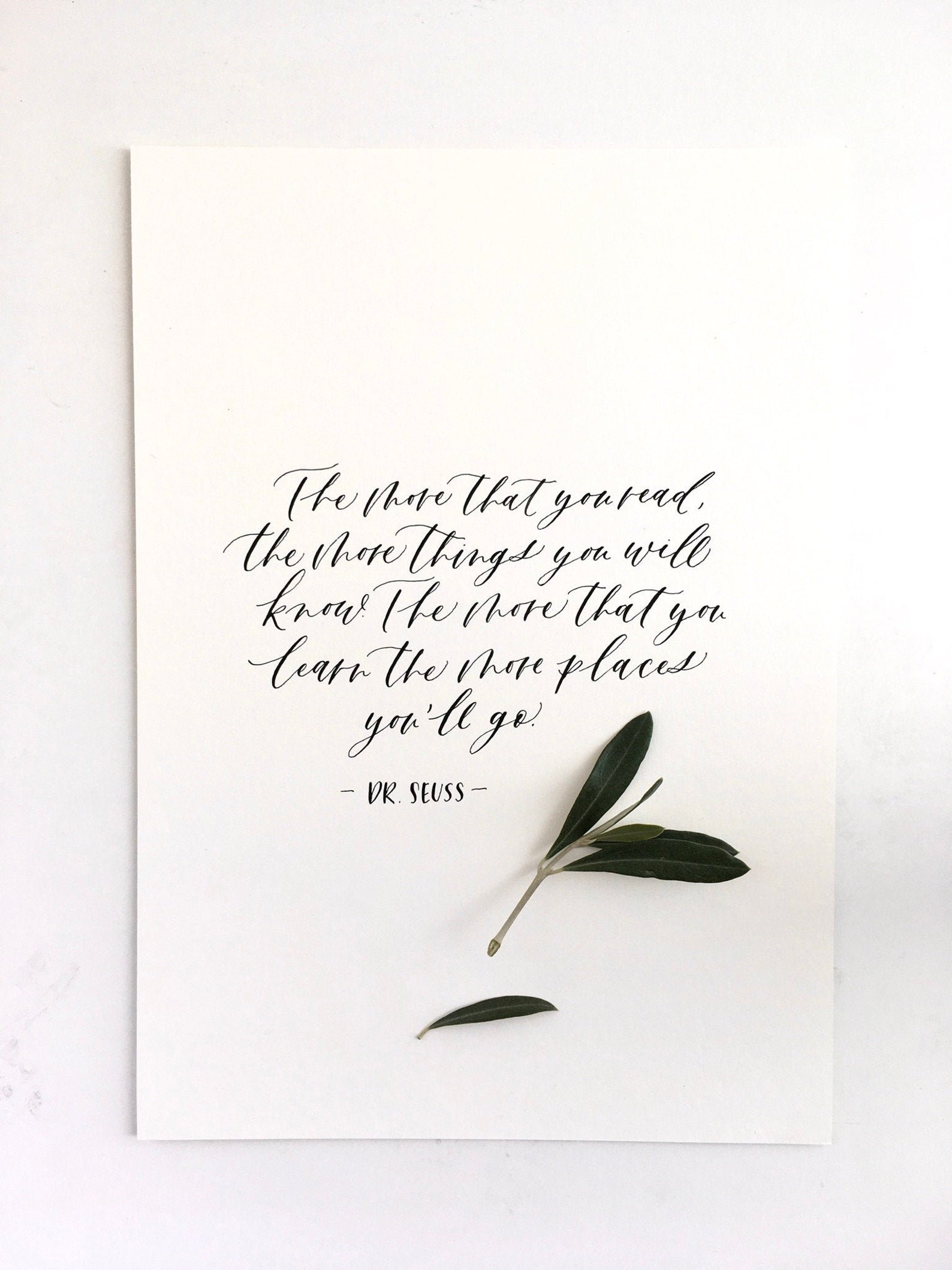 Custom Handwritten Calligraphy Quote - Etsy