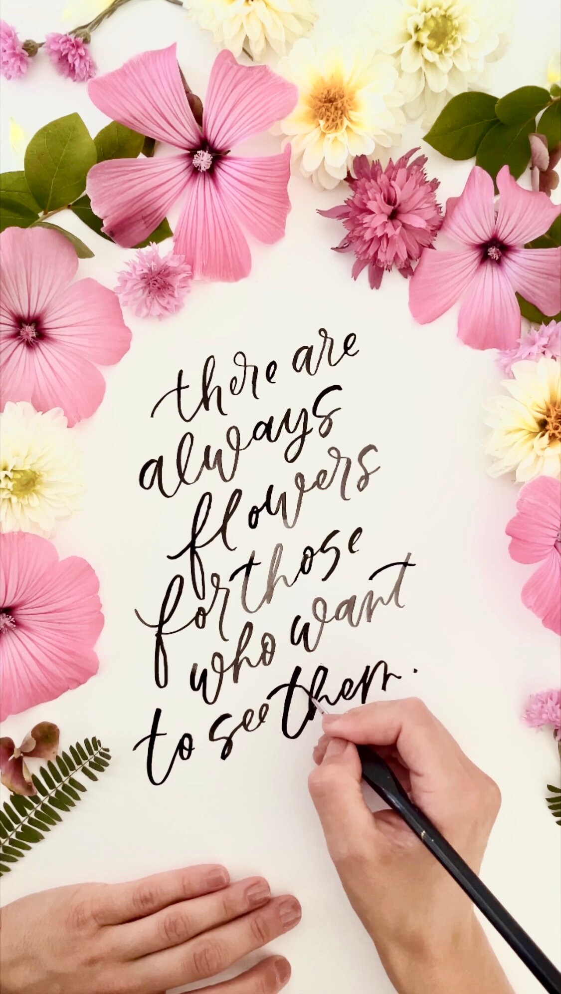 Custom Handwritten Calligraphy Quote Brush Calligraphy - Etsy