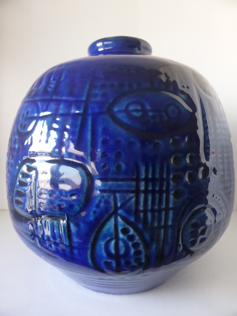 A Rare Carstens Prehistoric Vase Designer Gerda Heuckeroth - Etsy