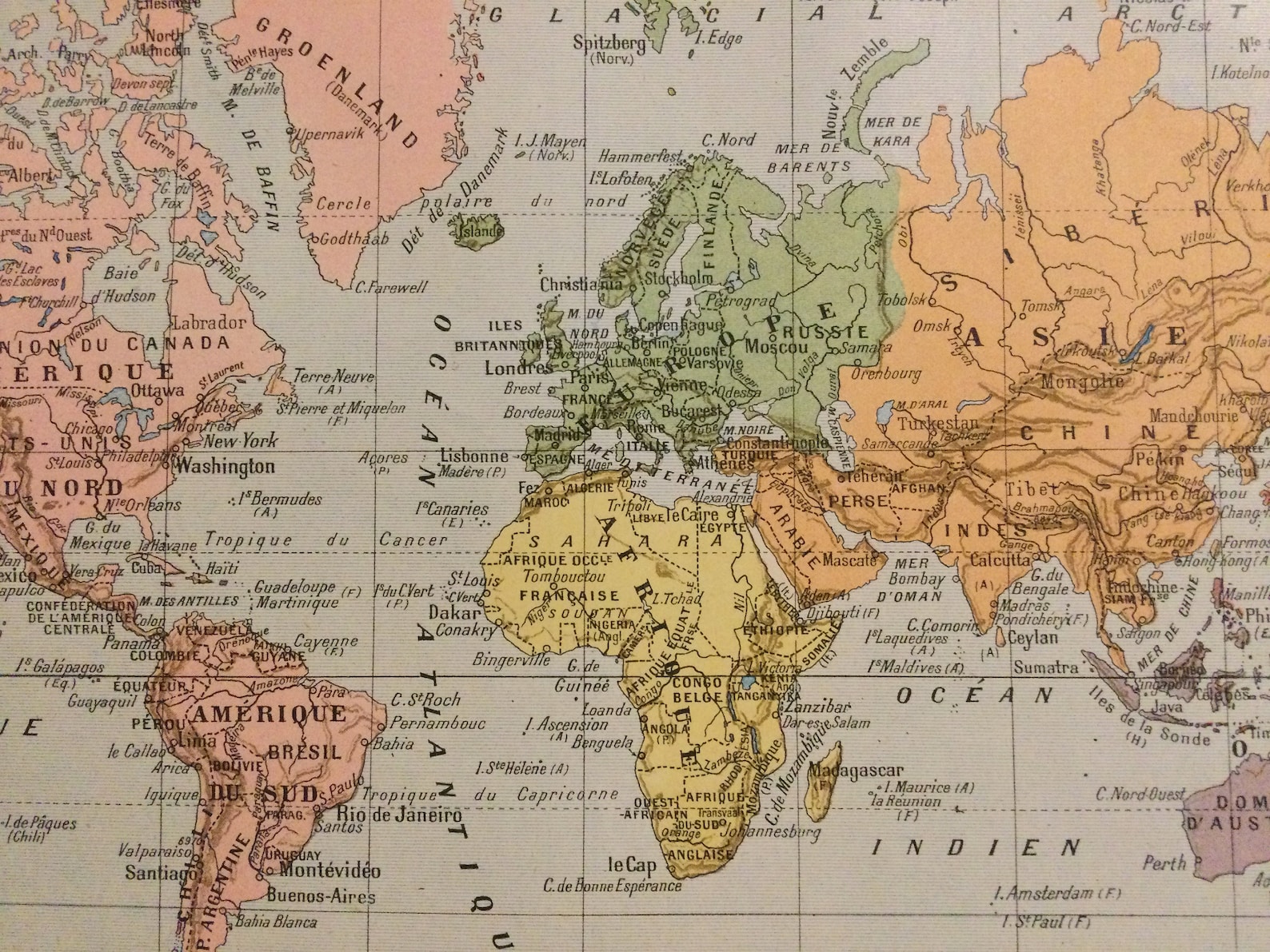 World Map Planisphere Earth Old Map World Map Old - Etsy UK