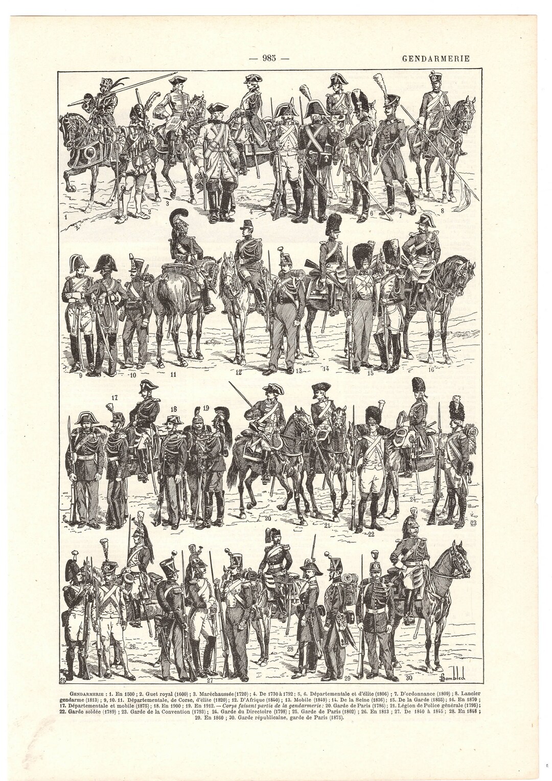 Gendarmerie, Uniforms From 1500 to 1860, Marechaussee, Police Legion ...