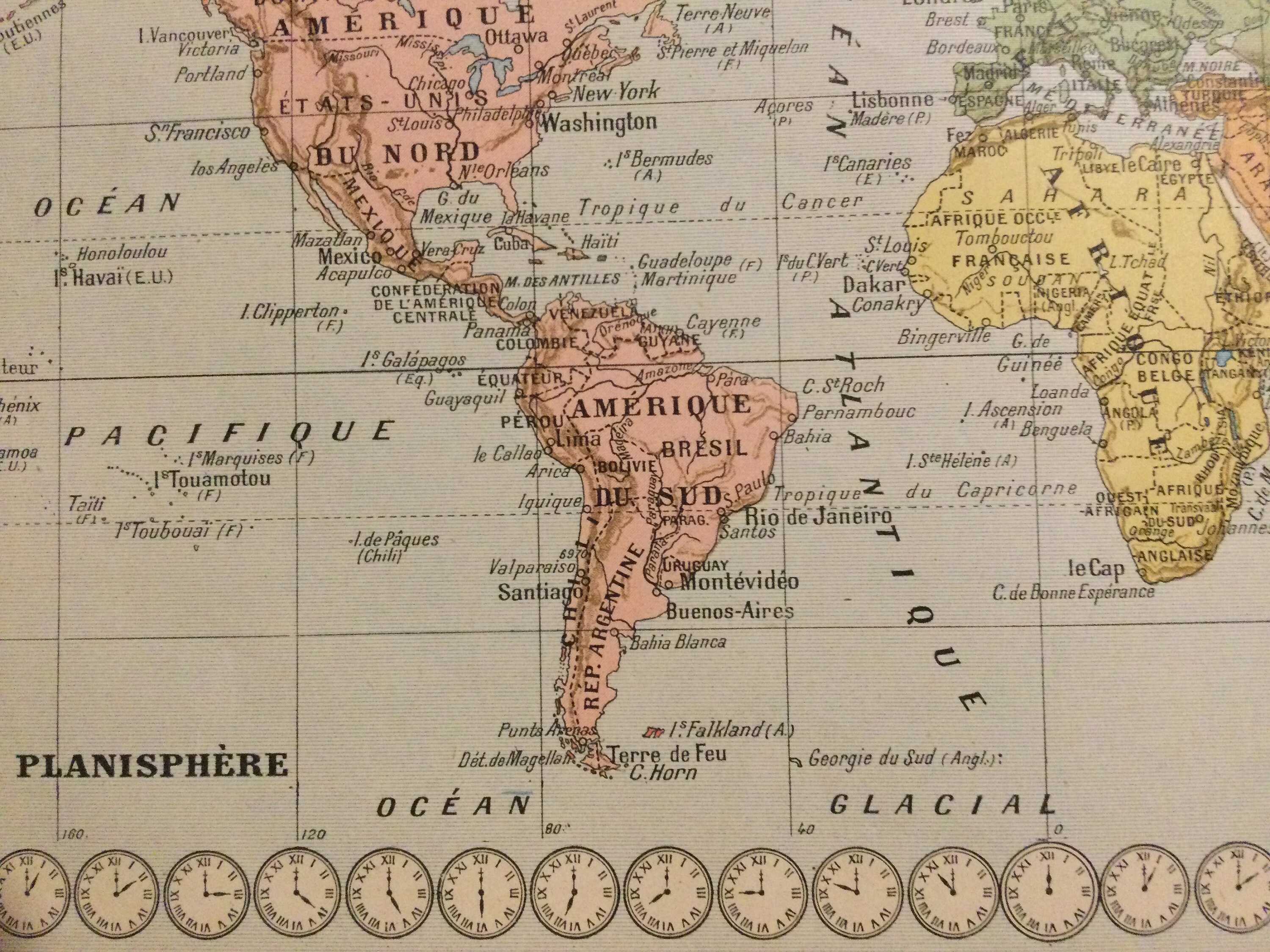 World Map Planisphere Earth Old Map World Map Old - Etsy UK
