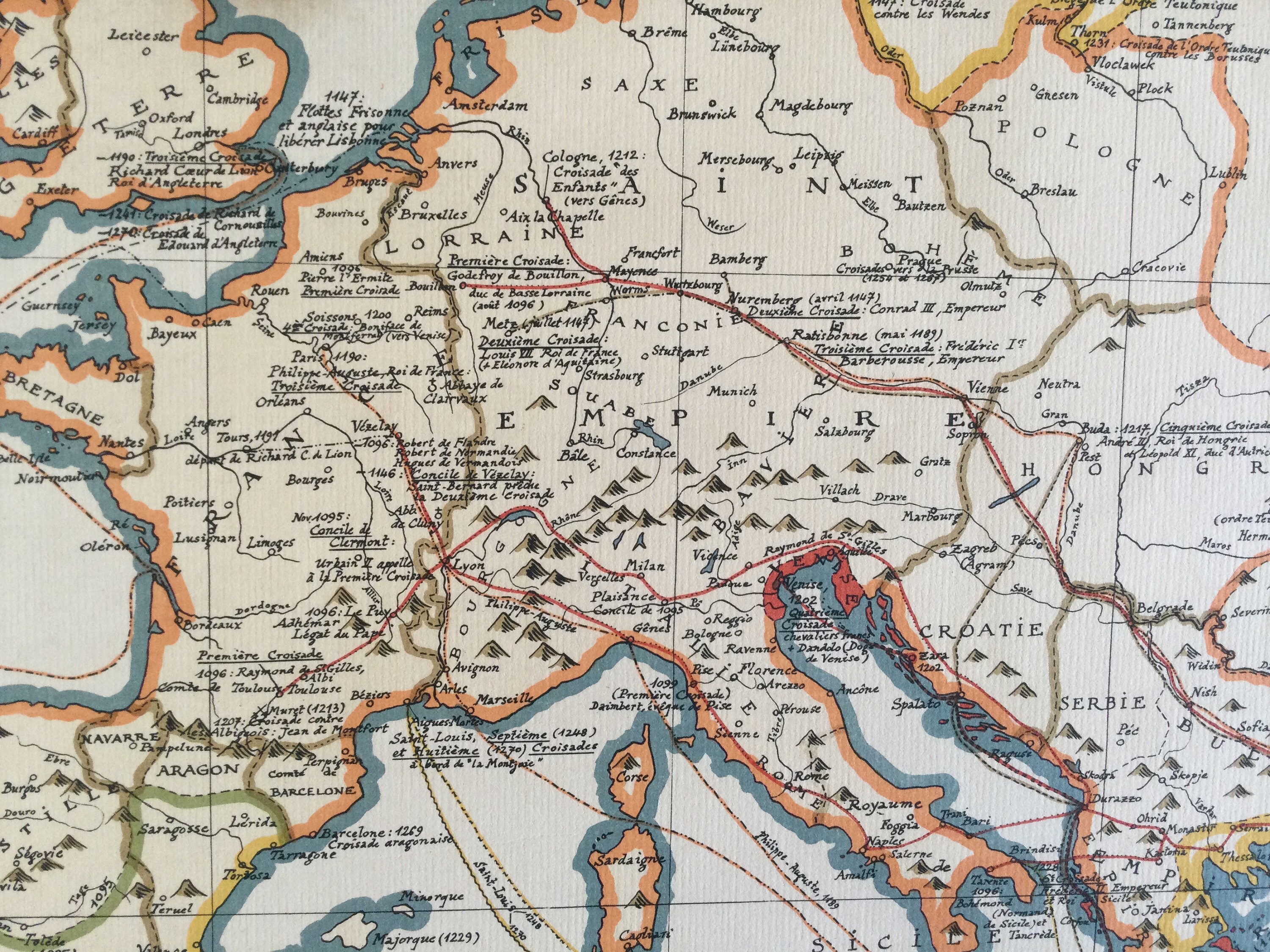 crusades mapping activity