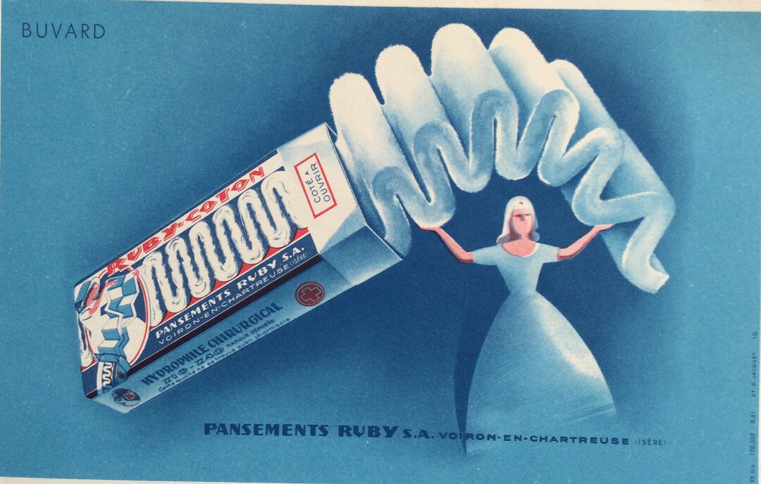 Advertising Blotter Ruby Bandages, Bandages, Old Papers, Old Blotter ...