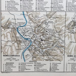 Ancient Rome Map, Rome in the 12th Century Rome in 1922, Roman Art ...
