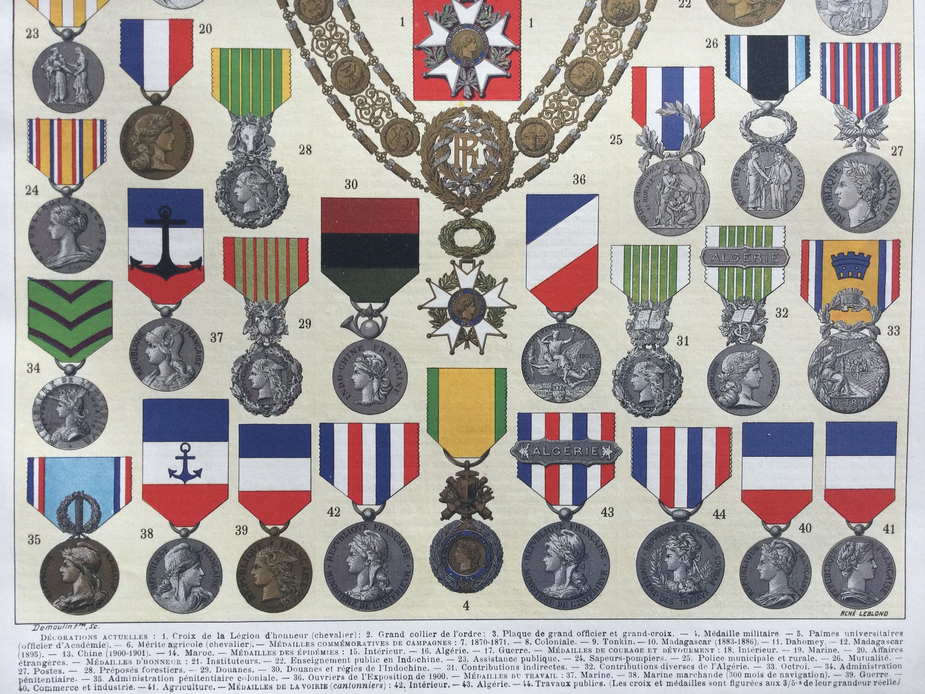 Military Medals, French Medals, Wall Decoration Old French Medals ...