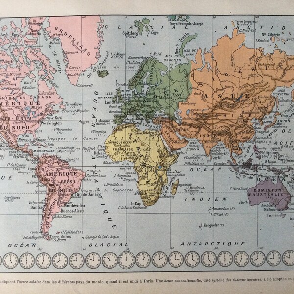 World Map Print - Etsy UK
