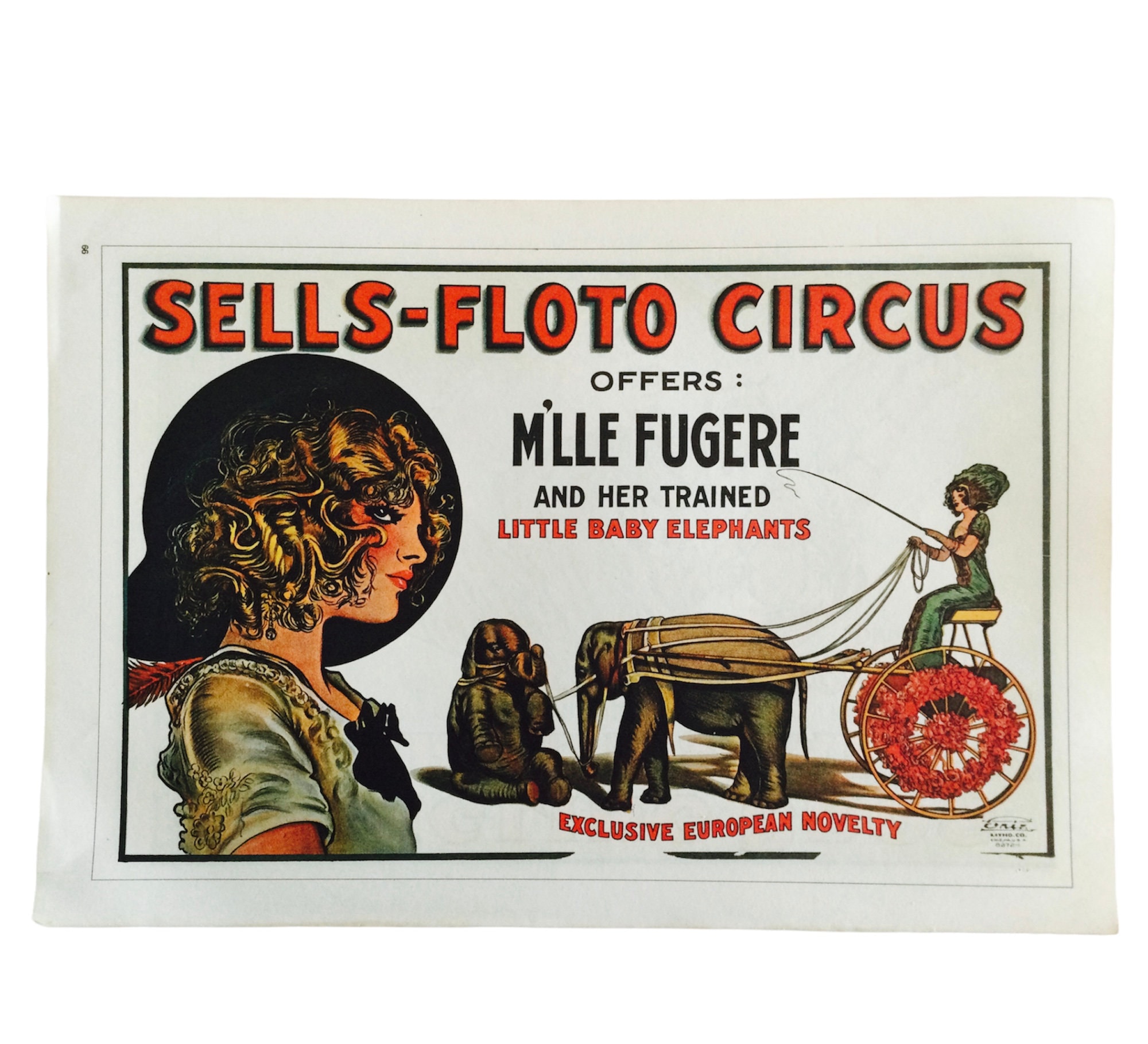 French Vintage Circus Poster