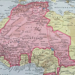 French Colonies, Colonization of Africa, Algeria, Morocco, Tunisia ...