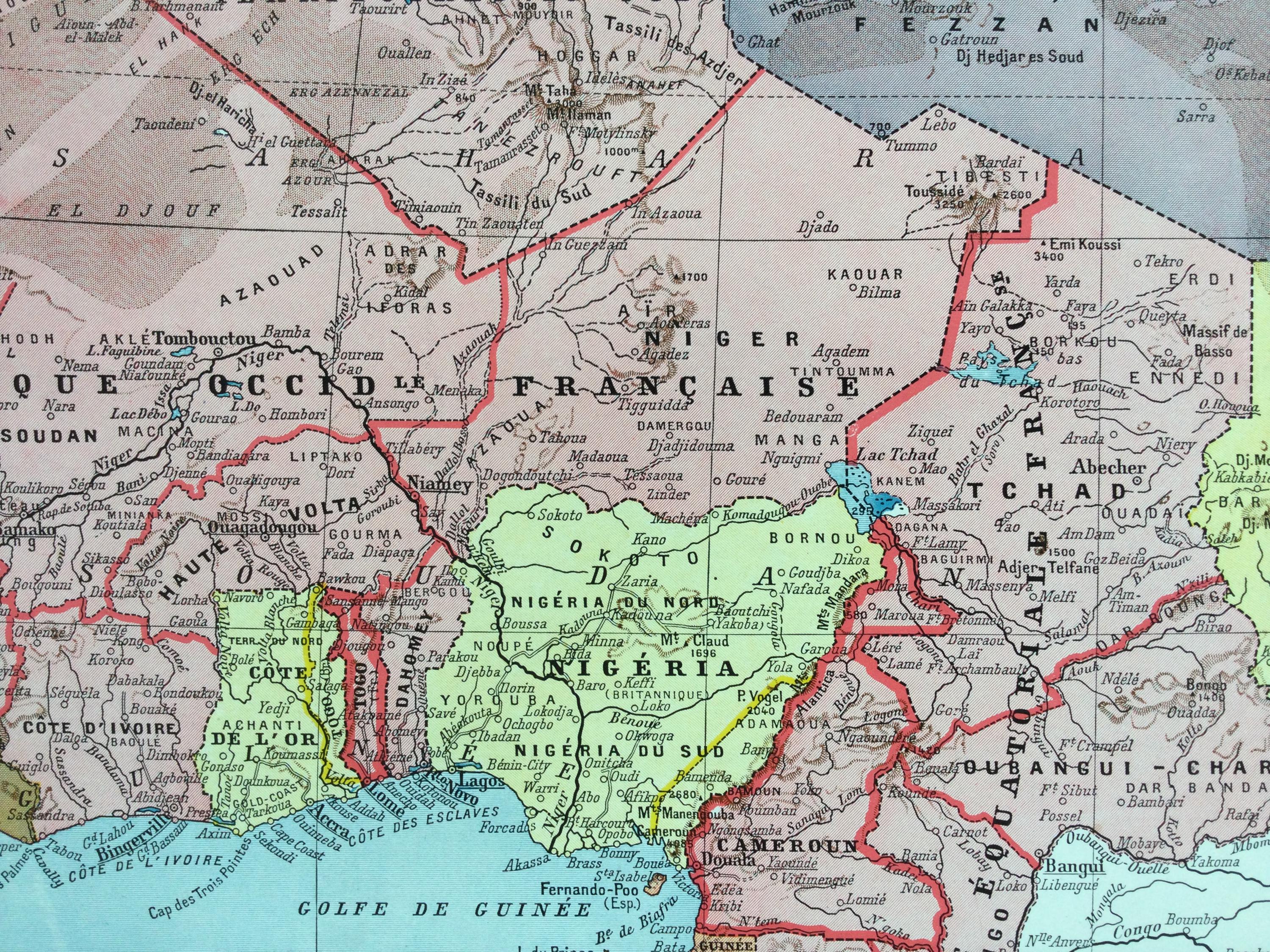 French Colonies In Africa Map