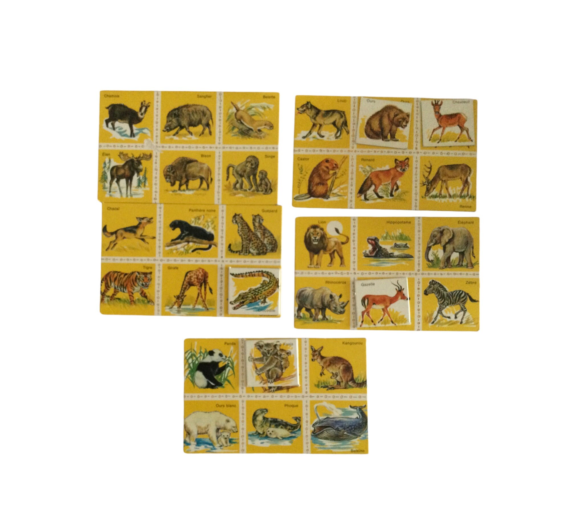 Wild Animal Lotto, Old Toy, Picture Book, Lotto, Vintage Toy 1960 ...