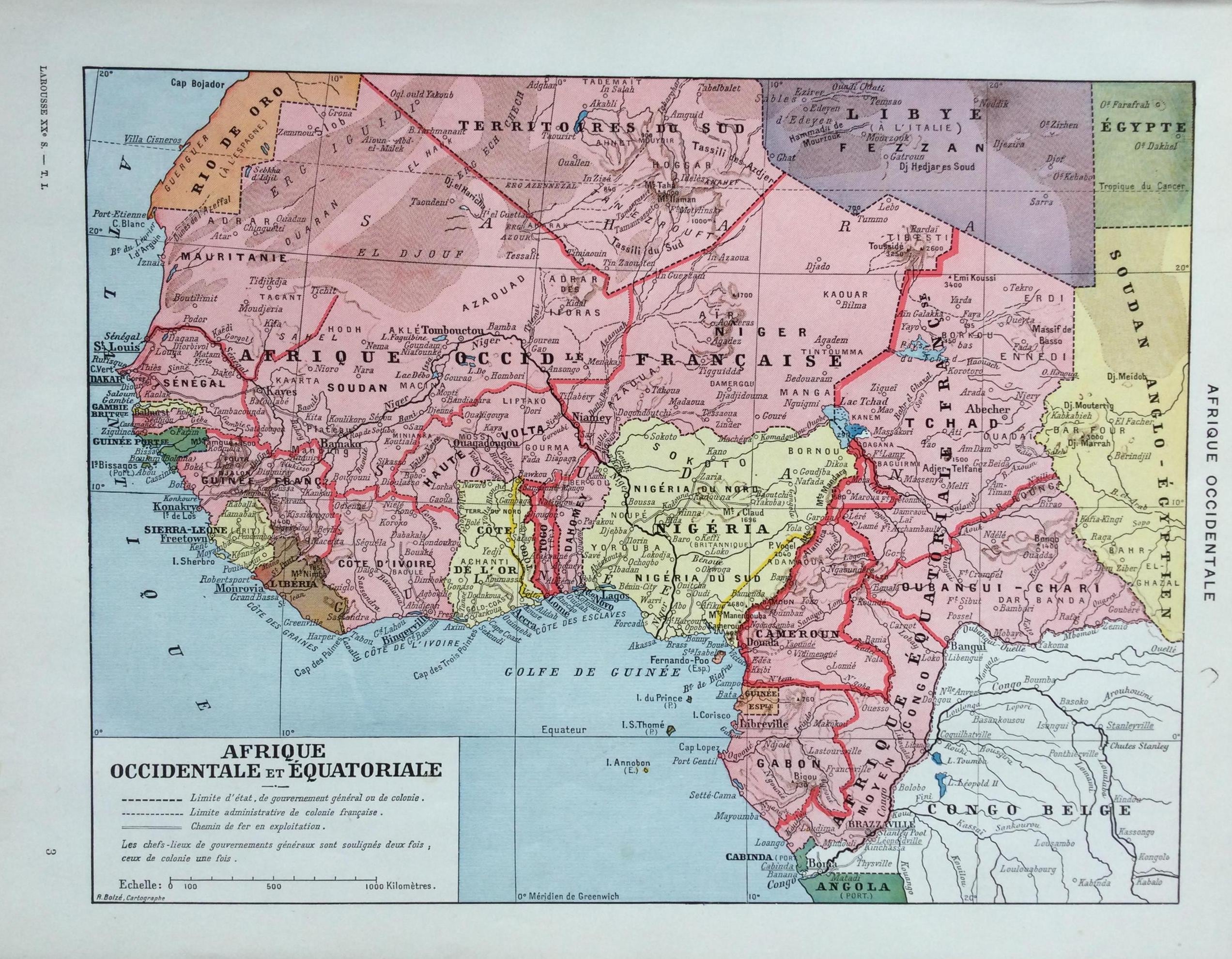 French Colonies In Africa Map