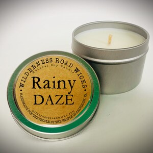 RAINY DAZE Soy Candle - Etsy