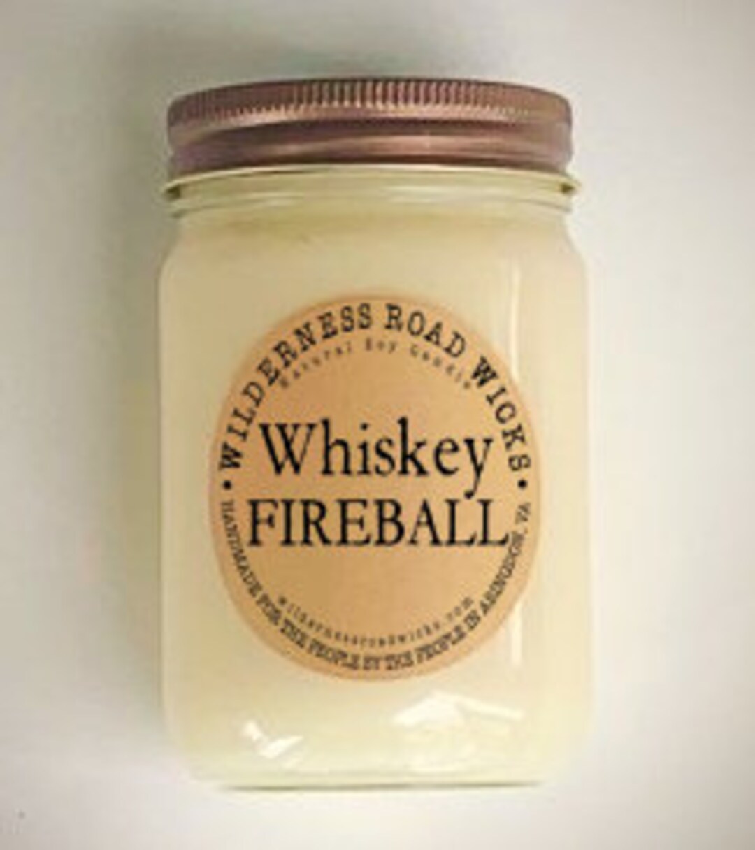 WHISKEY FIREBALL Soy Candle - Etsy