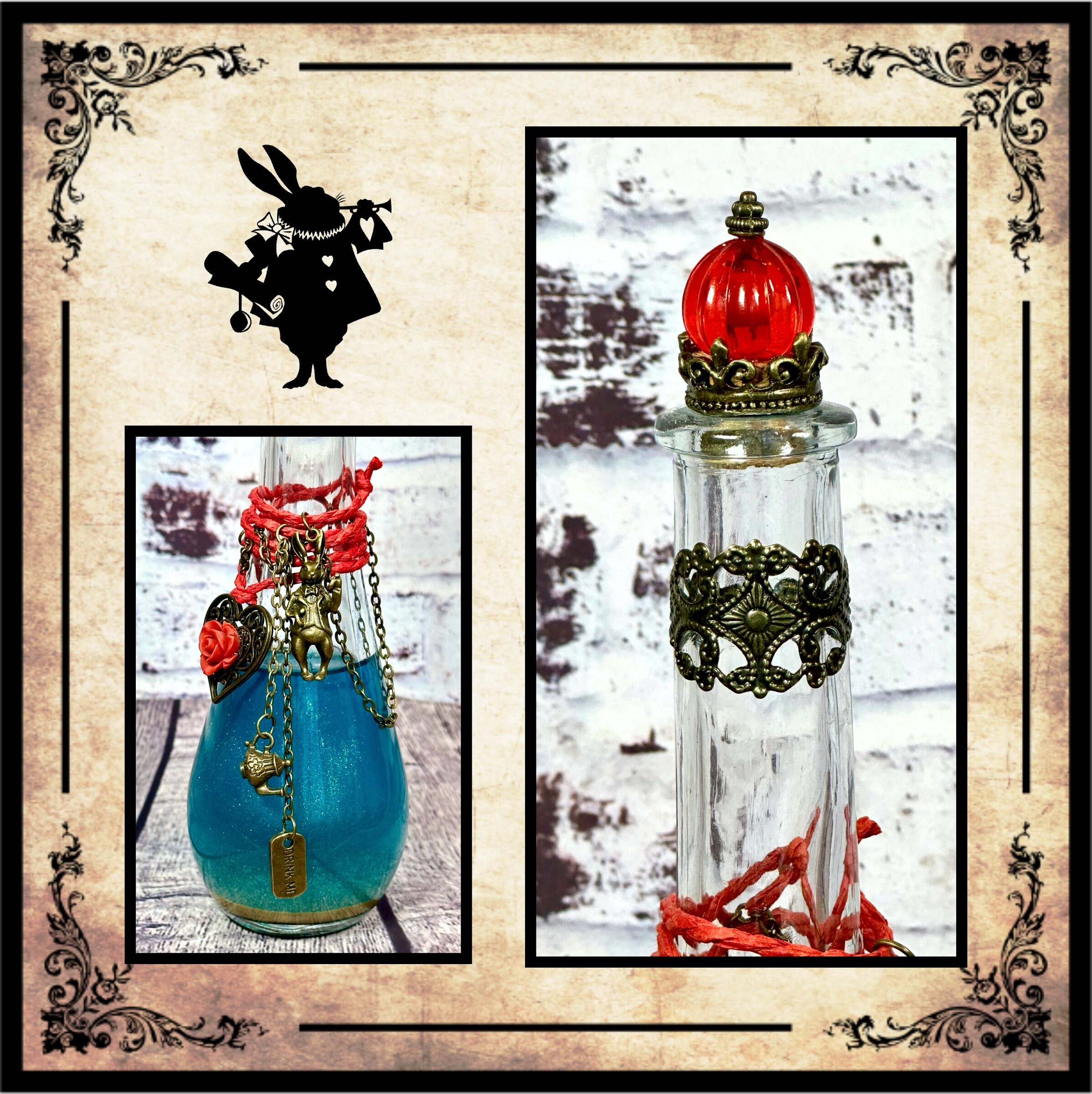 The Tinker Tales of Alice in Wonderland - A Trinket Box & Drink Me ...