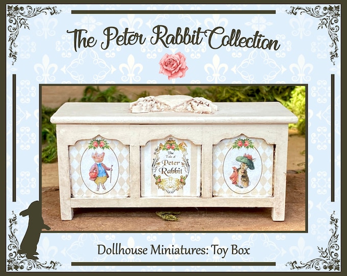 Toy Box Part of the Peter Rabbit Dollhouse / Miniature Collection - Etsy