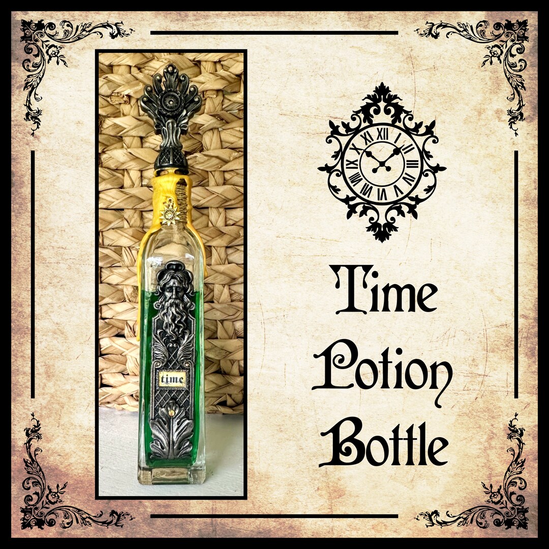 TIME Potion Bottle - From the Enchanted Potion Collection - Etsy