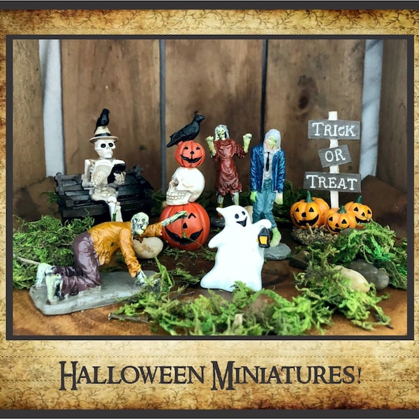 Halloween Miniatures - Etsy