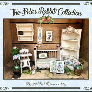 Toy Box - Part of the Peter Rabbit Dollhouse / Miniature Collection - Etsy