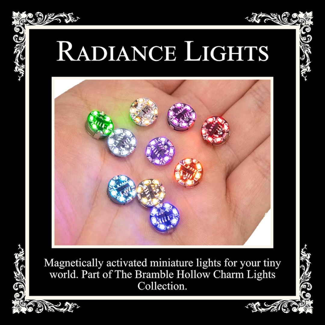 Radiance Charm Lights - Magnetically Activated Dollhouse/miniature ...