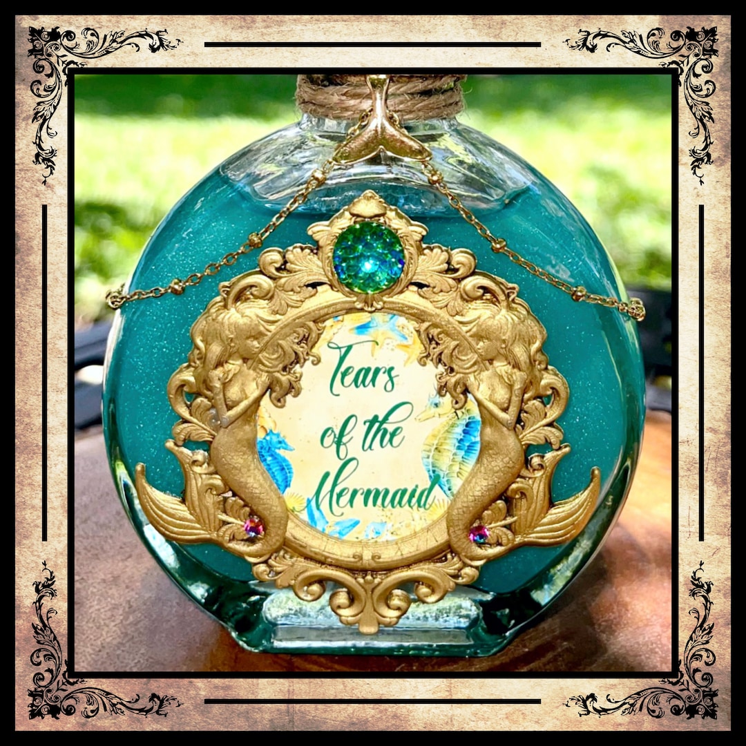 Mermaid Tears A Magical Create-your-own Shimmer Blend Potion Bottle - Etsy