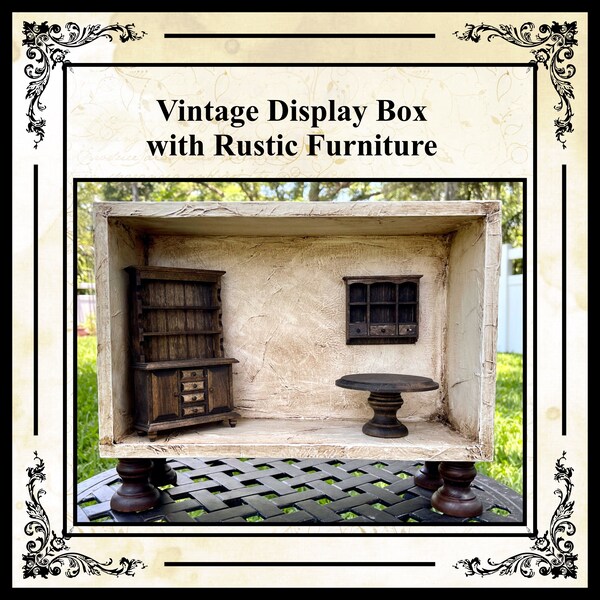 Miniature Display Room Box - Etsy