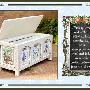 Toy Box - Part of the Peter Rabbit Dollhouse / Miniature Collection - Etsy
