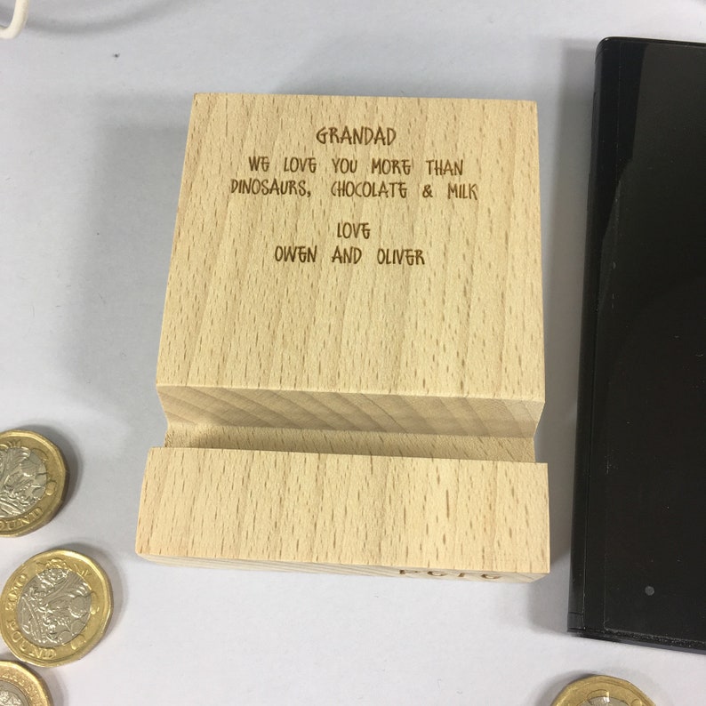 Personalised Phone Stand Phone Holder Christmas Present X - Etsy UK