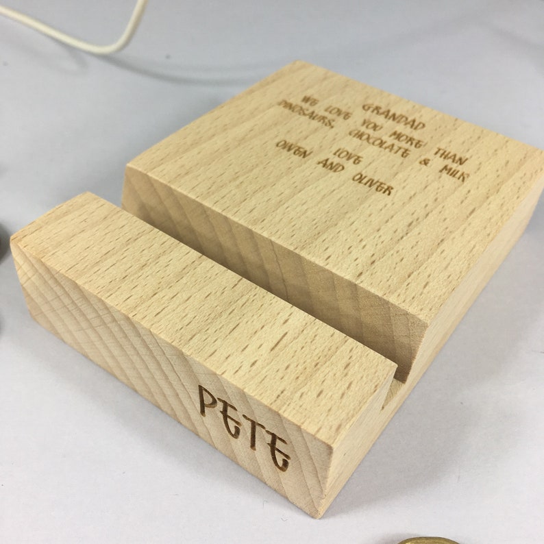 Personalised Phone Stand Phone Holder Christmas Present X - Etsy UK