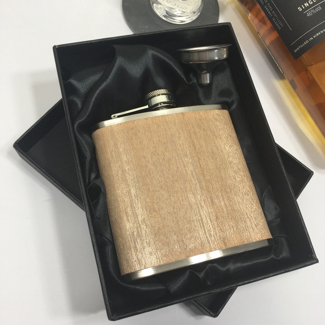 Personalised Hip Flask: Engraved Gift With Different Outer Options - Etsy