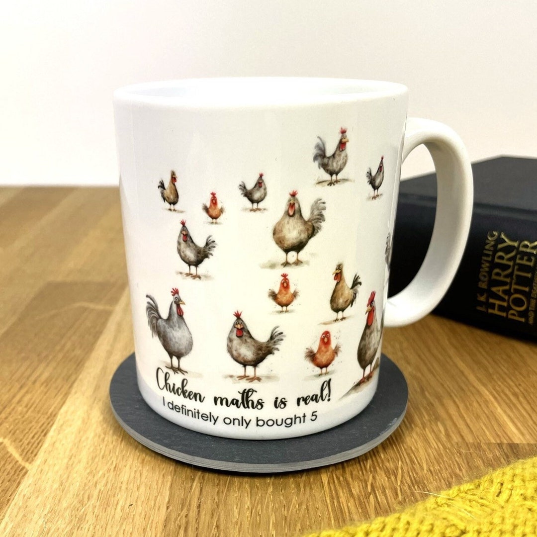 Chicken Mug - Chicken Maths is Real! - Etsy