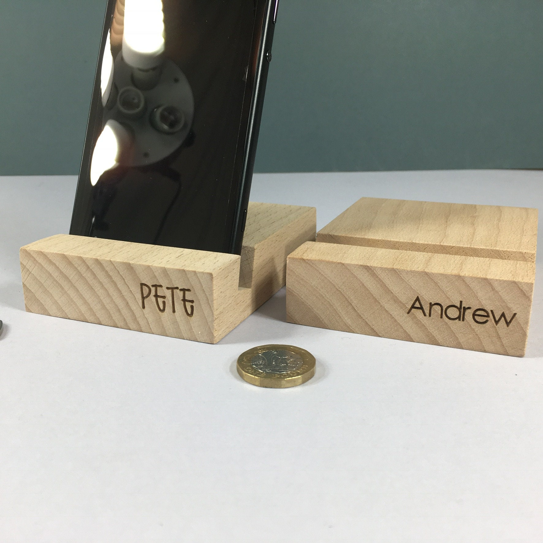 Personalised Phone Stand Phone Holder Christmas Present X | Etsy