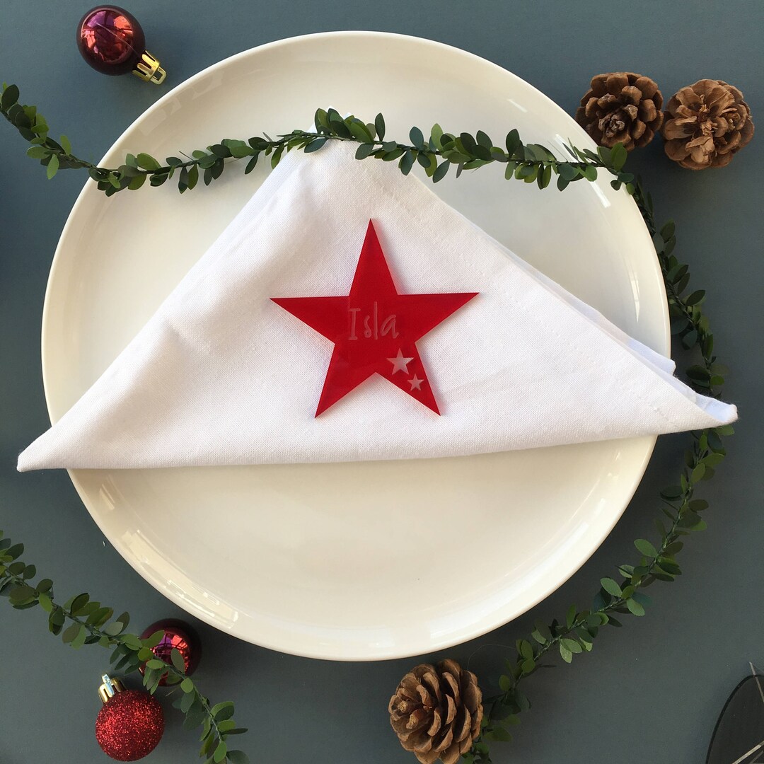 Personalised Place Names/place Settings for Weddings, Christmas Meal or ...