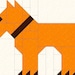 Digital PDF Quilt Block Pattern|the Dog Quilt Block Pattern|modern ...