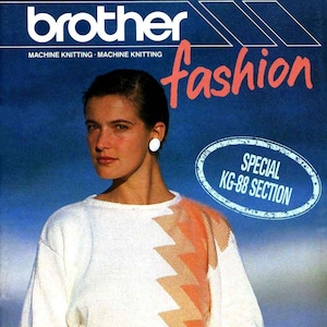 Vintage Knitting Machine Patterns Magazine|brother Fashion Vol6|special ...