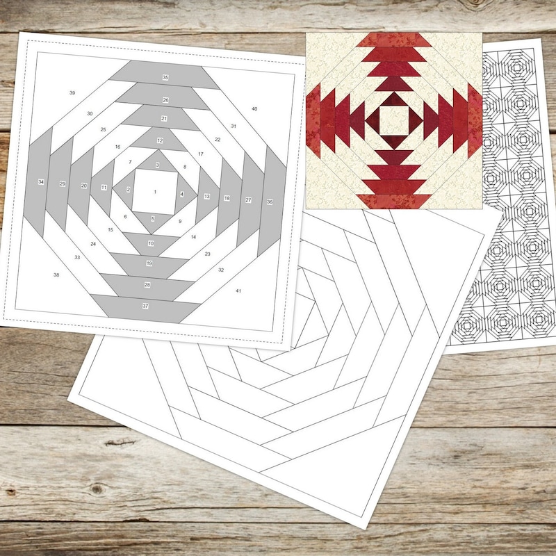 Foundation Paper Piecing - Etsy