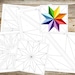 Orb Star FPP Quilt Block, PDF Pattern - Etsy