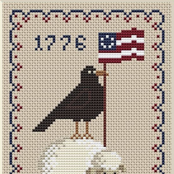 Patriotic Cross Stitch Pattern - Etsy