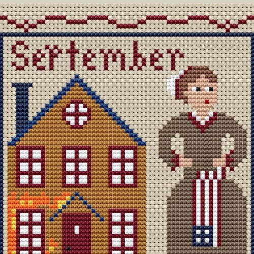 September Cross Stitch Pattern September Monthly Sampler - Etsy