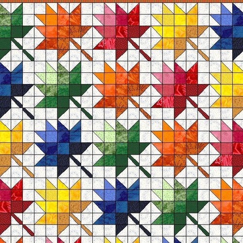 Maple Sky Mini Quilt PDF Pattern - Etsy