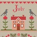 July Cross Stitch Pattern July Monthly Sampler Calendar | Etsy