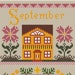 September Cross Stitch Pattern September Monthly Sampler - Etsy