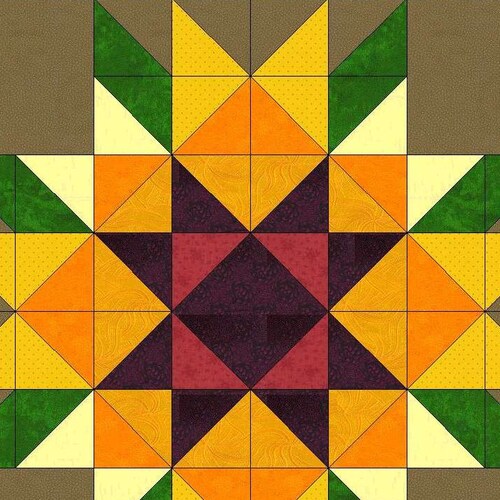 SKINNY STAR Quilt Block Pattern - Etsy