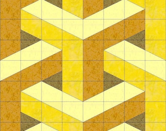 Escher Quilt Block - Etsy