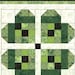 Digital PDF Quilt Block Pattern|four Leaf Clover Heart Quilt Block ...